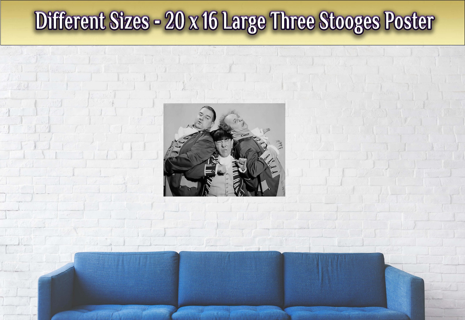 Three Stooges Poster Nyuk Nyuk Nyuk Vintage Photo Iconic 3 | Etsy