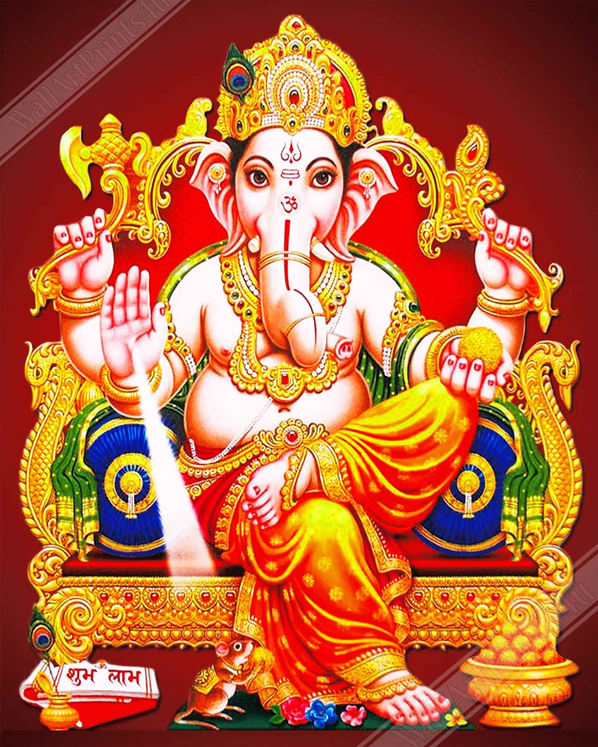 Ganesha Poster Hindu God Of Success Wisdom Ganesha Print - Etsy 日本