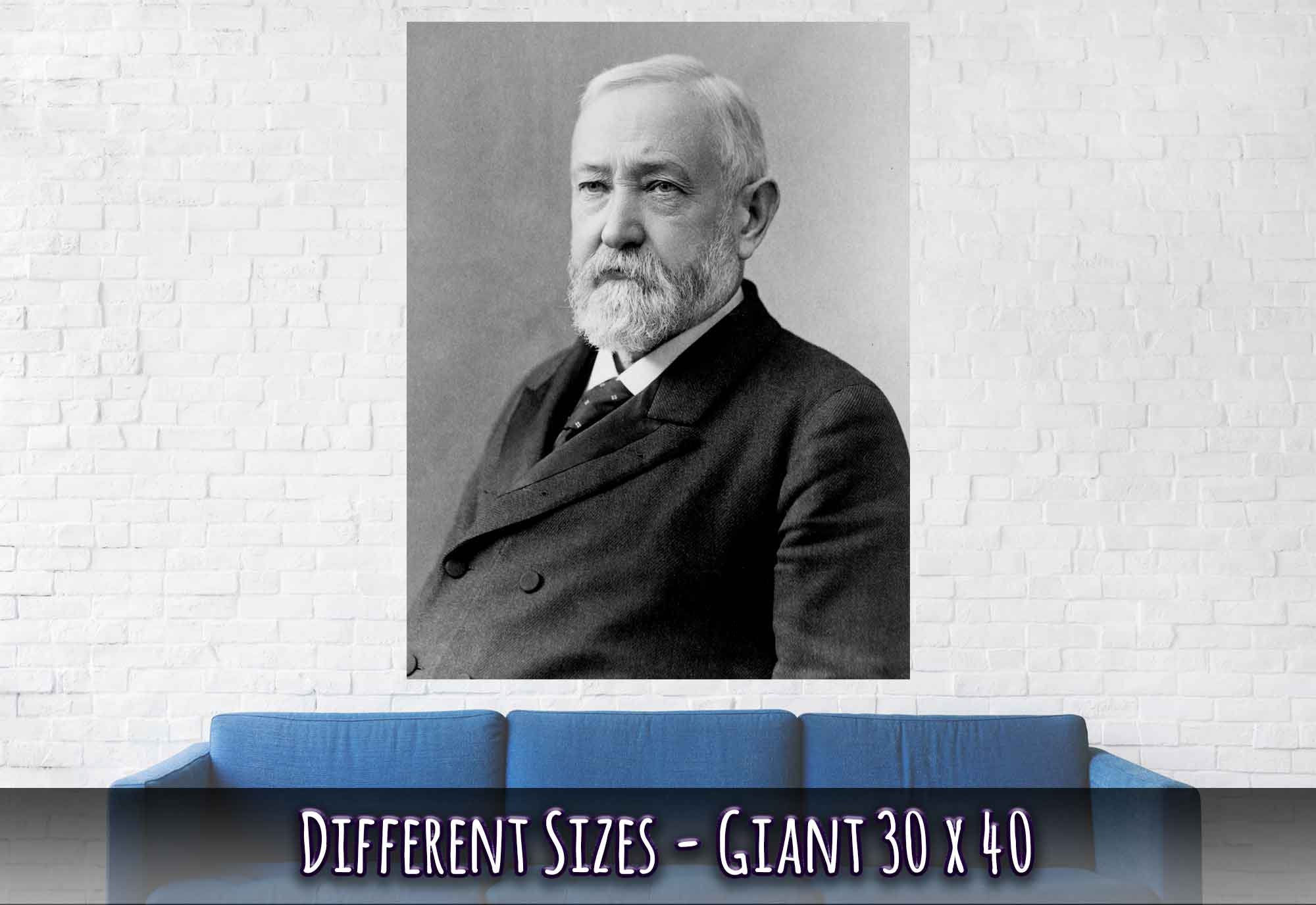 Benjamin Harrison Poster 23rd President of Usa Vintage Photo | Etsy