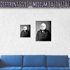 John Quincy Adams Poster, 6th President of Usa, Vintage Portrait - John ...
