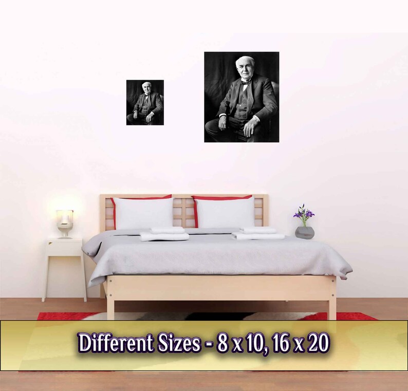 Thomas Edison Poster Vintage Photo Thomas Edison Print - Etsy