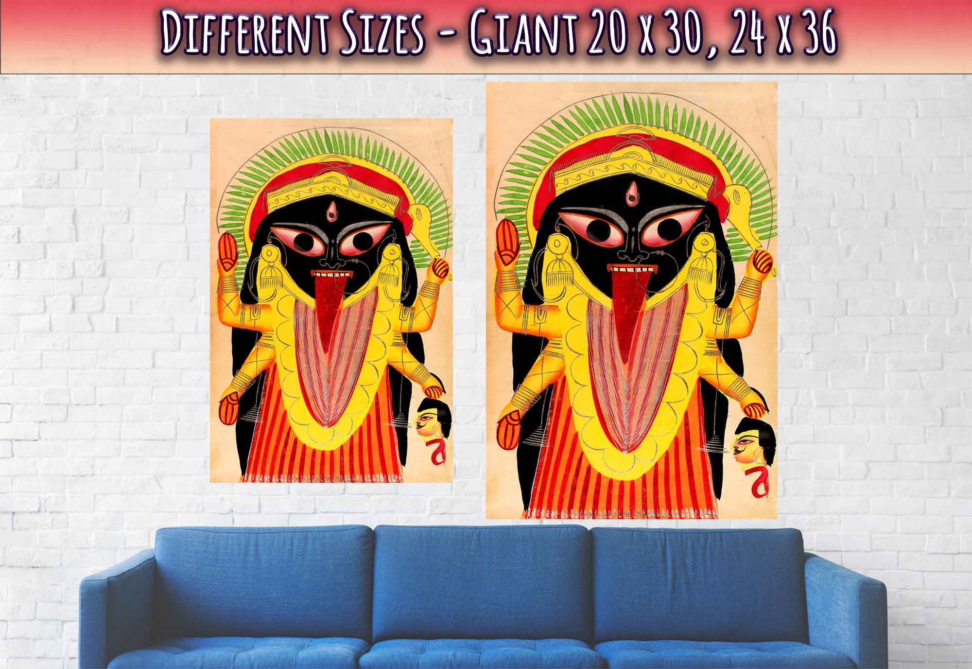 Kali Poster Destroy Enemies Ward off Your Demons Kali - Etsy