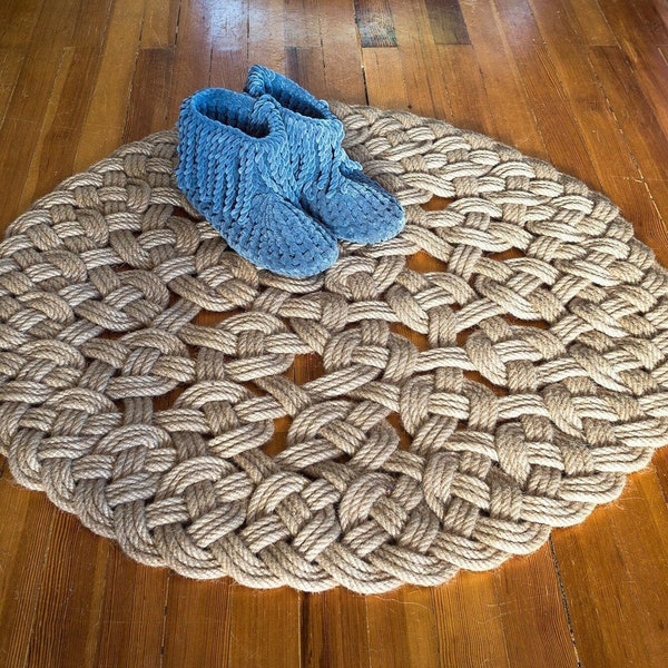 Crochet Rope Rug - Etsy