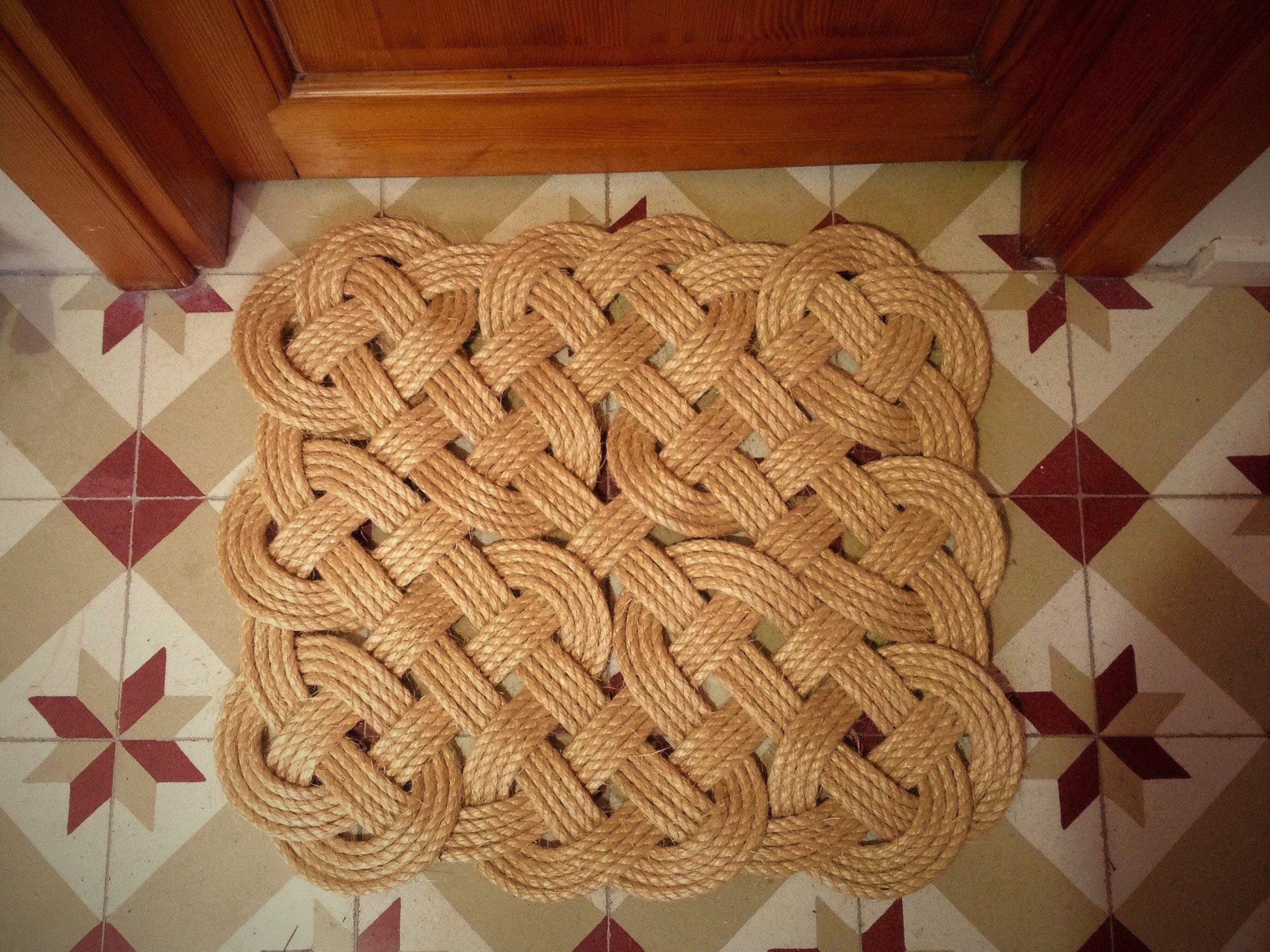 Handmade Holiday Nautical Doormat 26 X 22 Unique Traditional Sailor ...