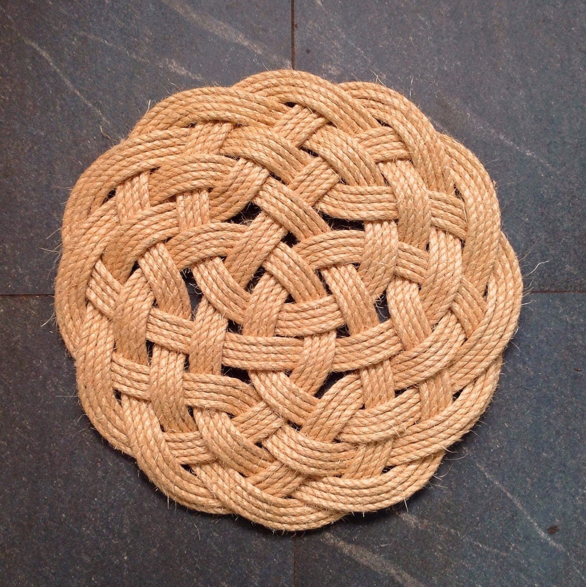 Handmade 23 Thump Mat Nautical Carrick Rope Mat - Etsy