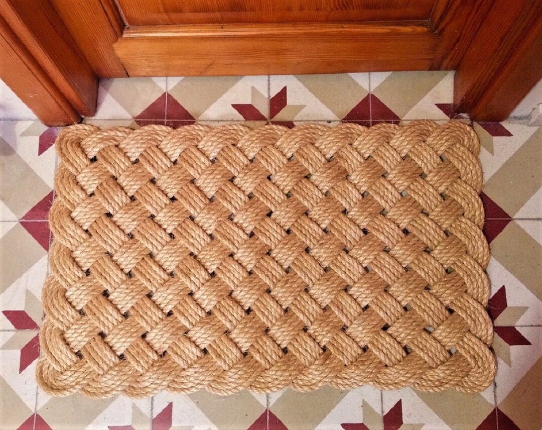 Handmade Welcome Doormat 32 X 20 Nautical Sisal Hemp Rope Mat ...