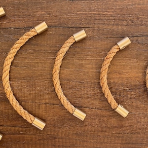 Nautical Sisal Rope Drawer Pulls for Drawers Doors and Cupboards ...