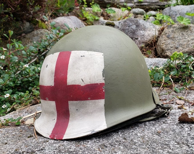 WW2 US Medic Helmet - Etsy