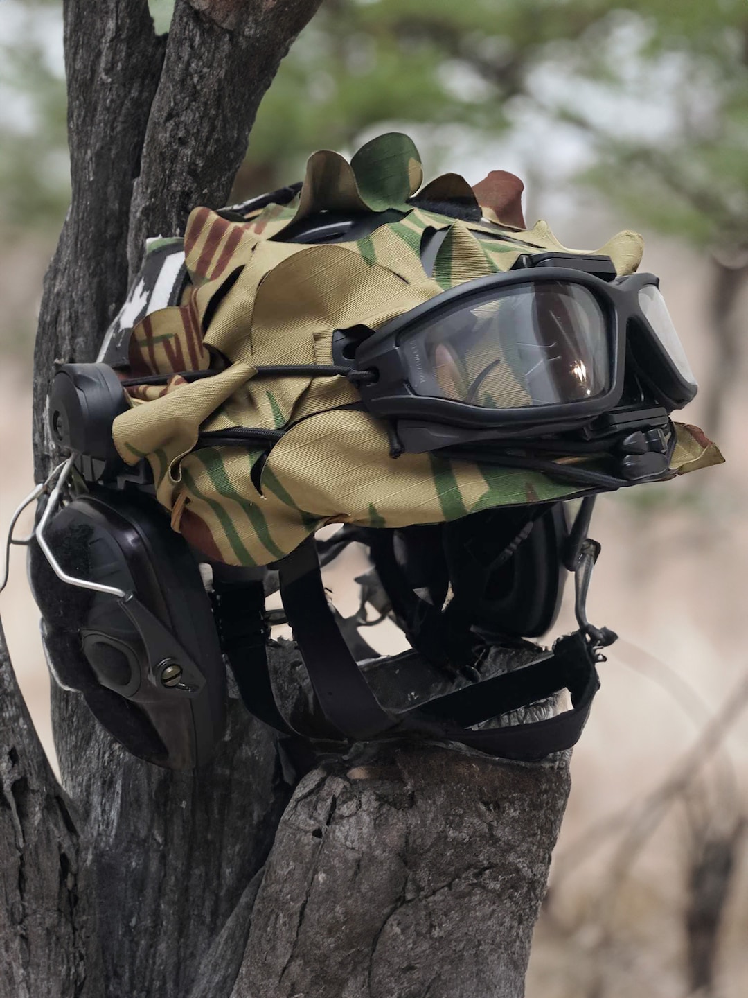 Rhodesian Brushstroke Camo Tactical High Cut Helmet Scrim - Etsy