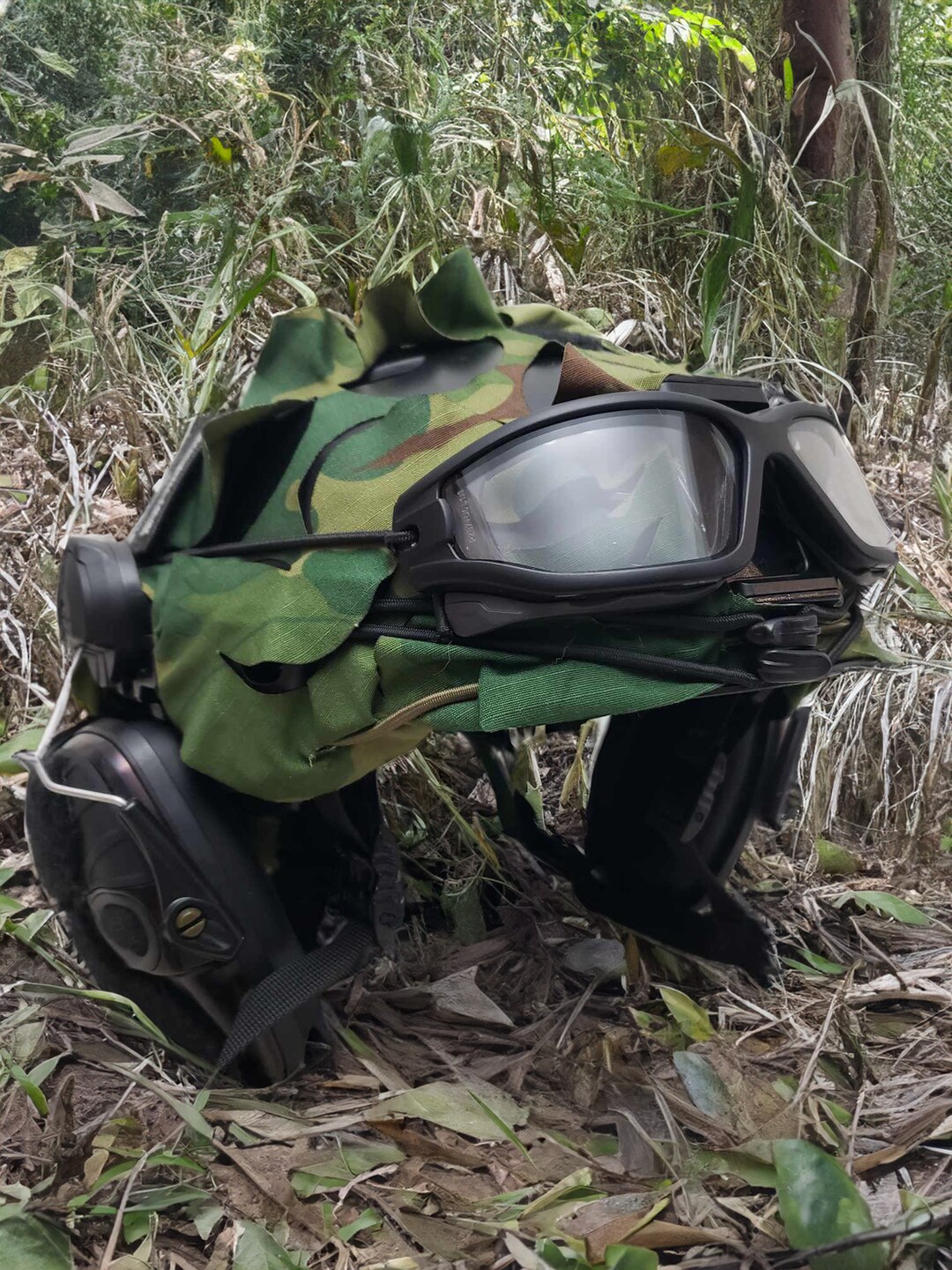 Mitchell Pattern Camo Tactical High Cut Helmet Scrim - Etsy