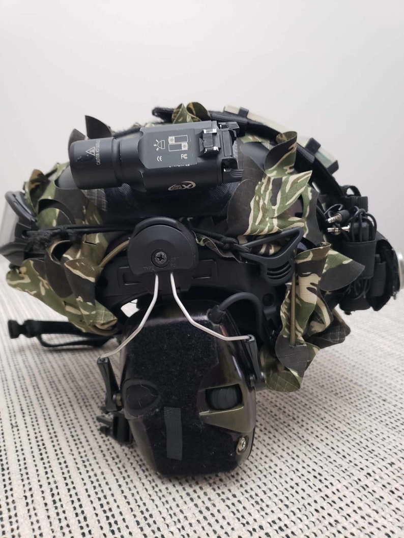Tiger Stripe Camo Tactical High Cut Helmet Scrim - Etsy