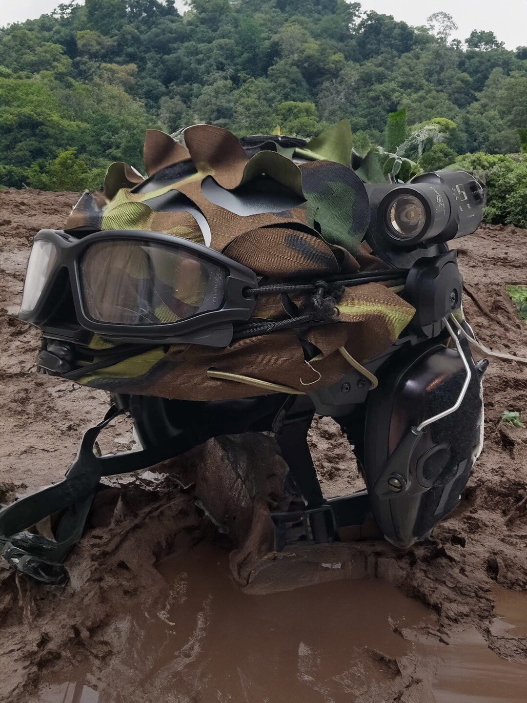 ERDL Camo Tactical High Cut Helmet Scrim - Etsy