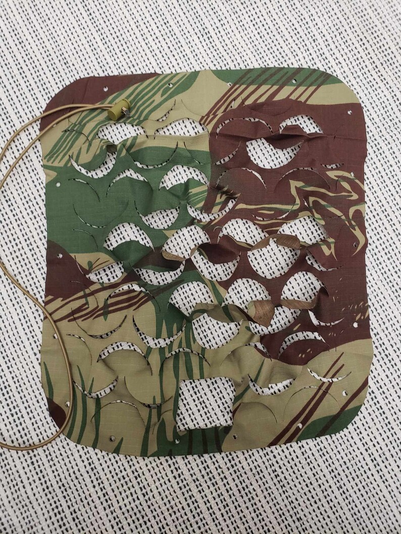 Rhodesian Brushstroke Camo Tactical High Cut Helmet Scrim - Etsy