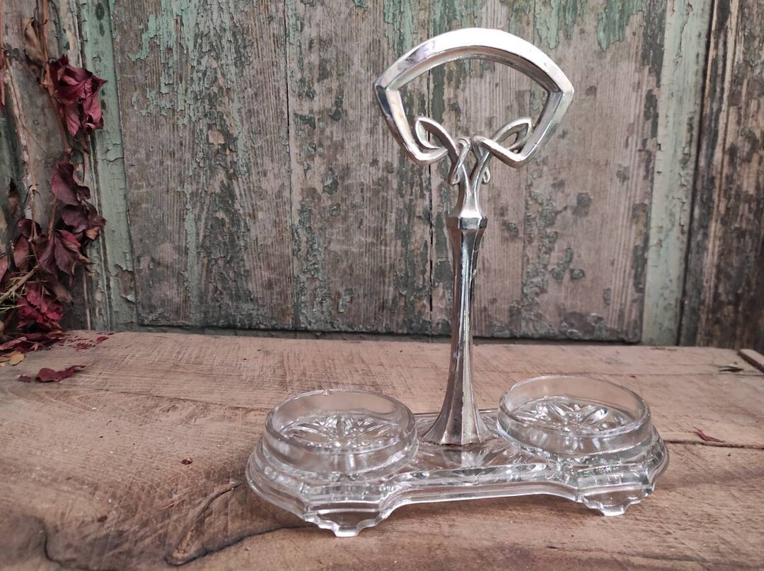 French Art Nouveau Cruet Holder - Etsy