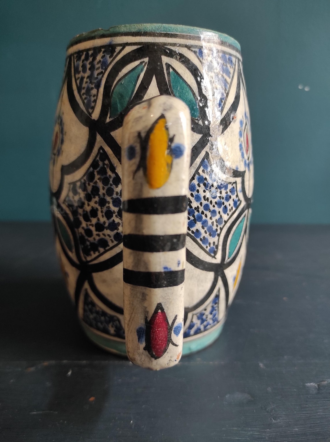Vintage Moroccan Jug, Safi - Etsy
