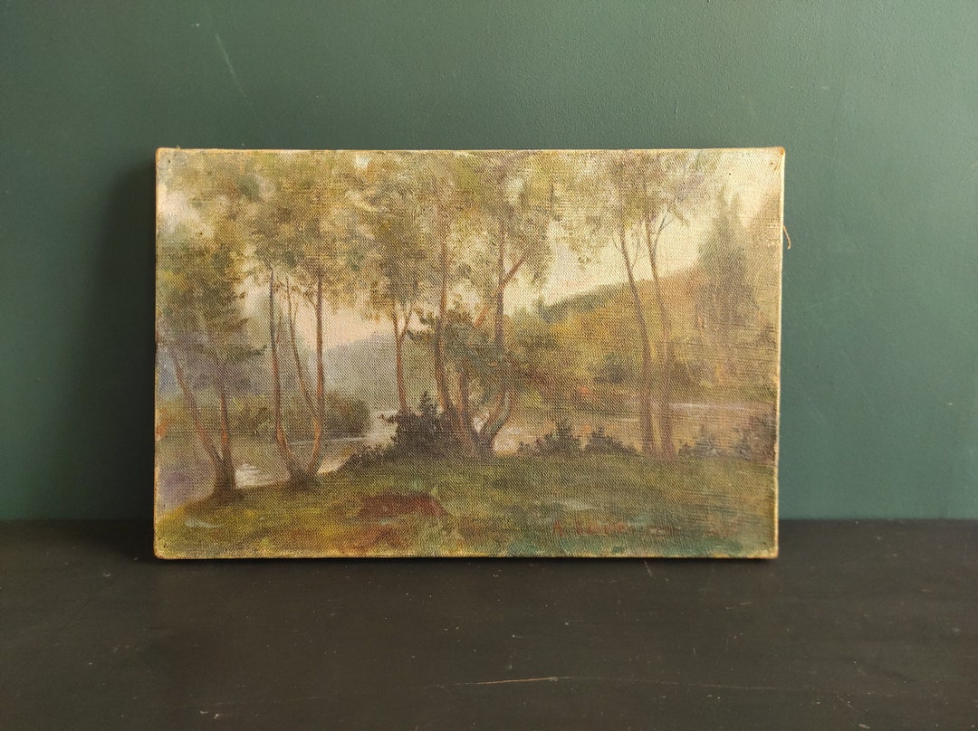 Antique French Oil Painting, Signed A. Le Creurer, 1906 - Etsy