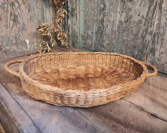 Flat Basket - Etsy