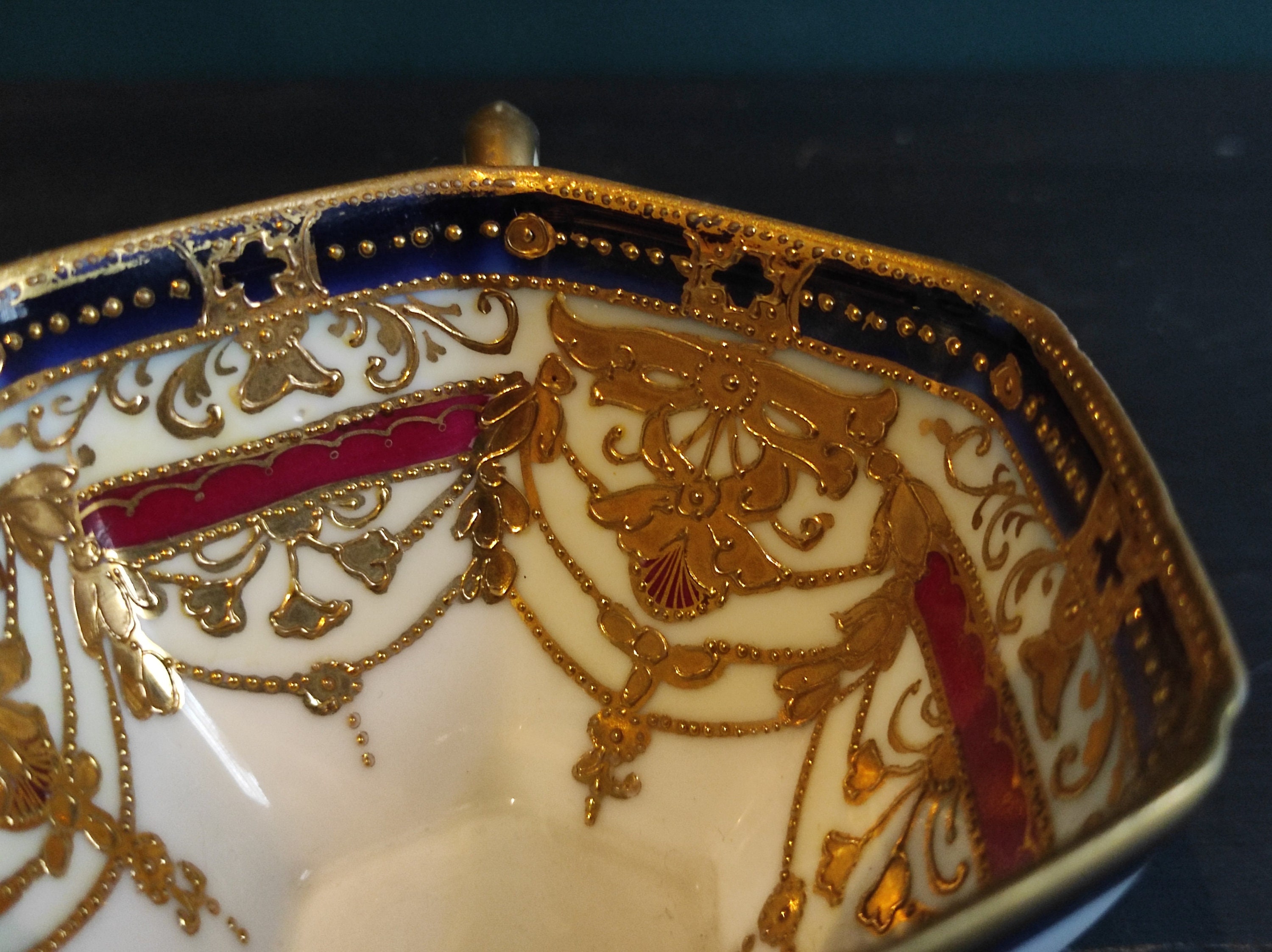 Early Rare Noritaké Tea Trio, Maruki Symbol, 1908 - Etsy