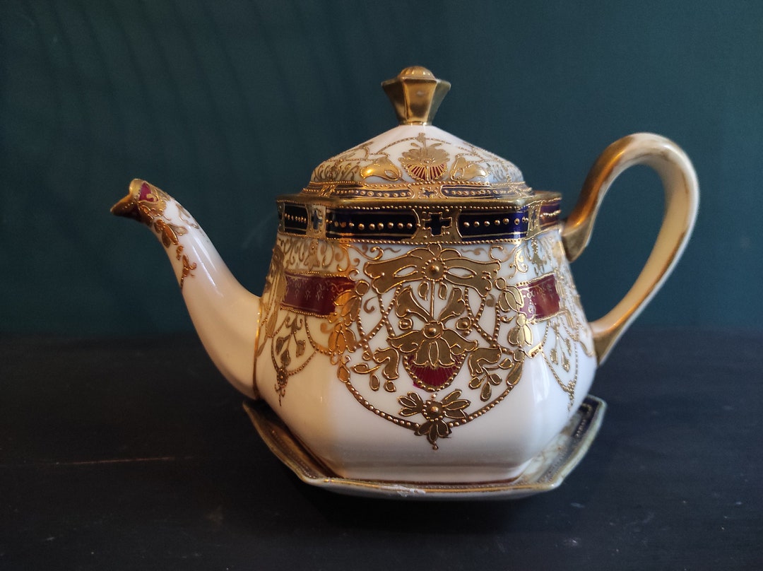 Early Rare Noritaké Tea Pot, Maruki Symbol, 1908 - Etsy