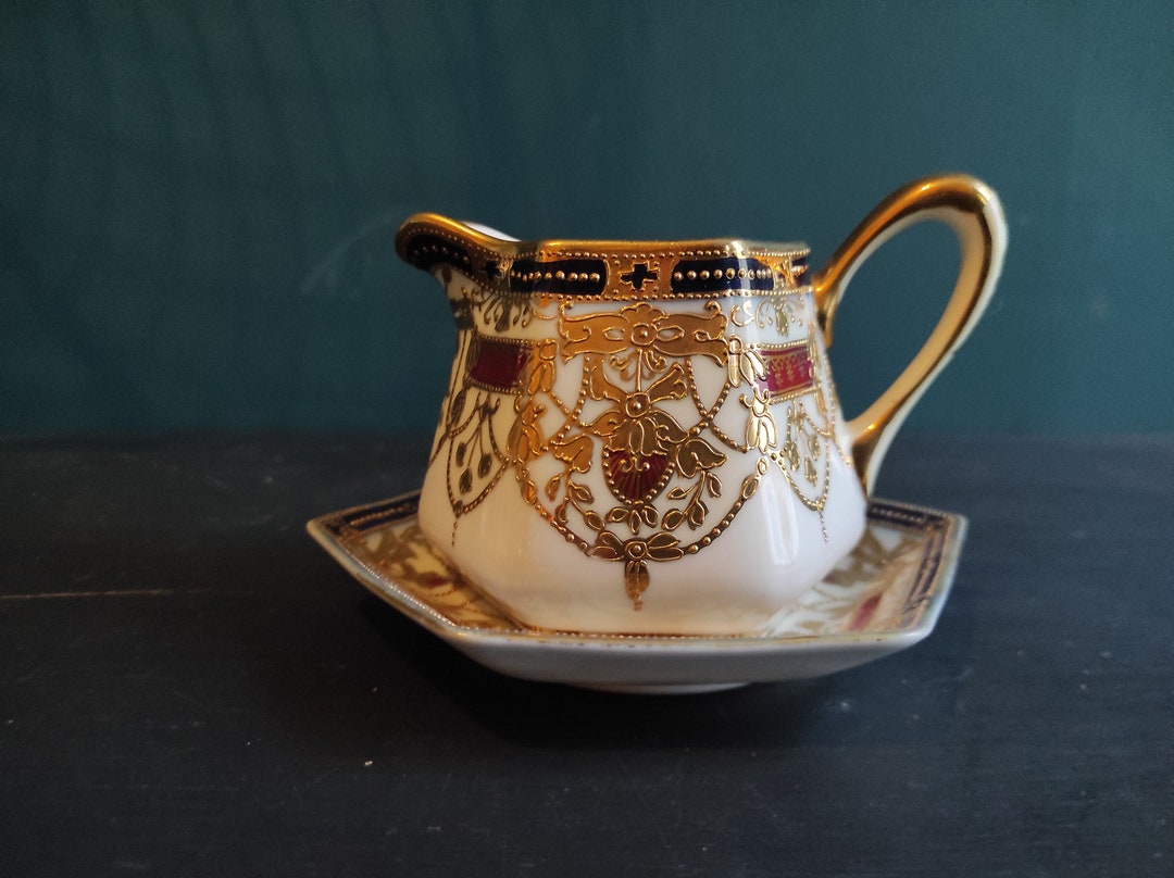 Early Rare Noritaké Milk Jug, Maruki Symbol, 1908 - Etsy