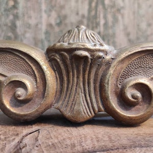 Stunning Vintage French Bronze Finial - Etsy