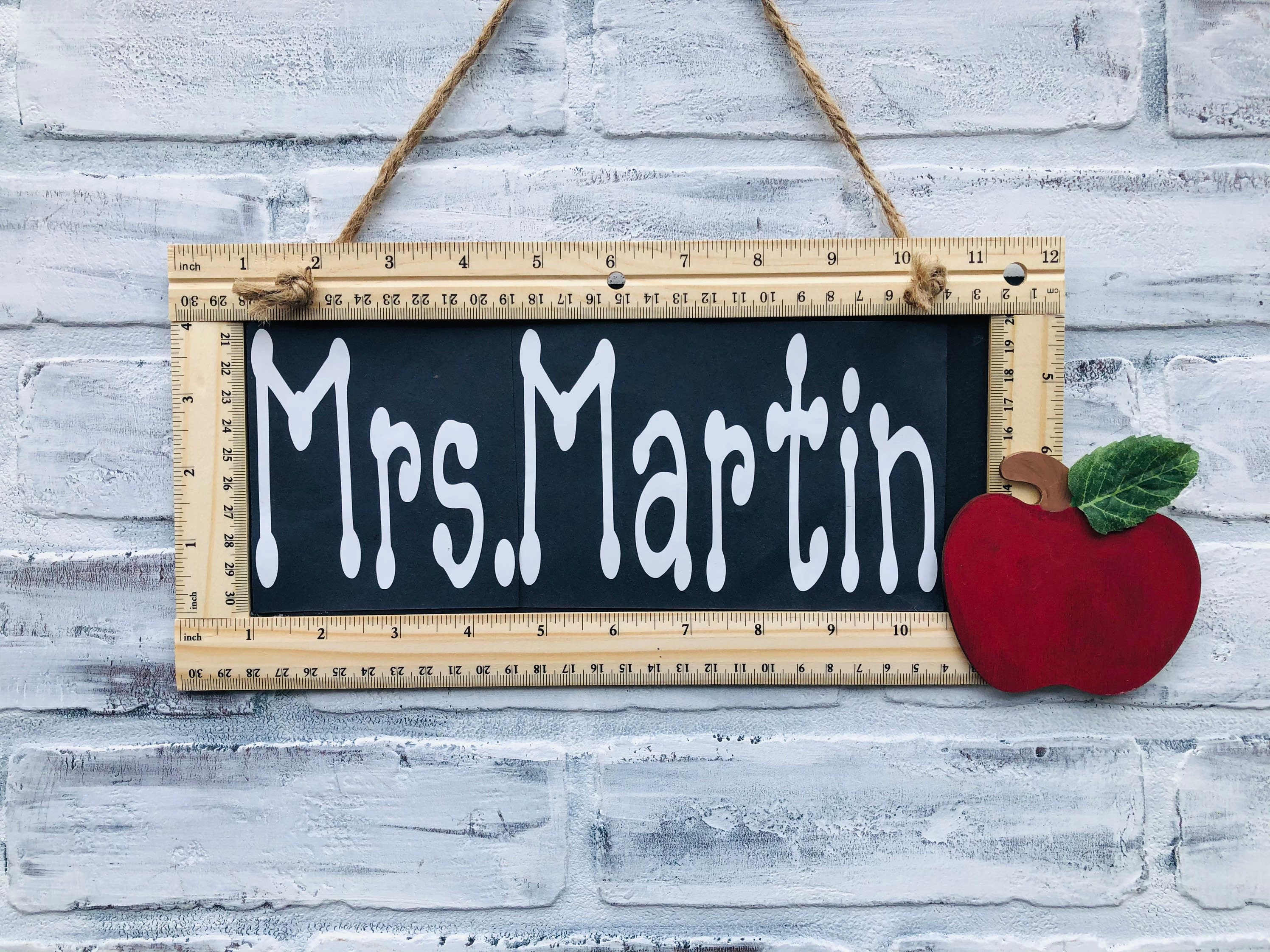 Best Teacher Gift Sign Pencil Sign Teacher Christmas Gift | Etsy