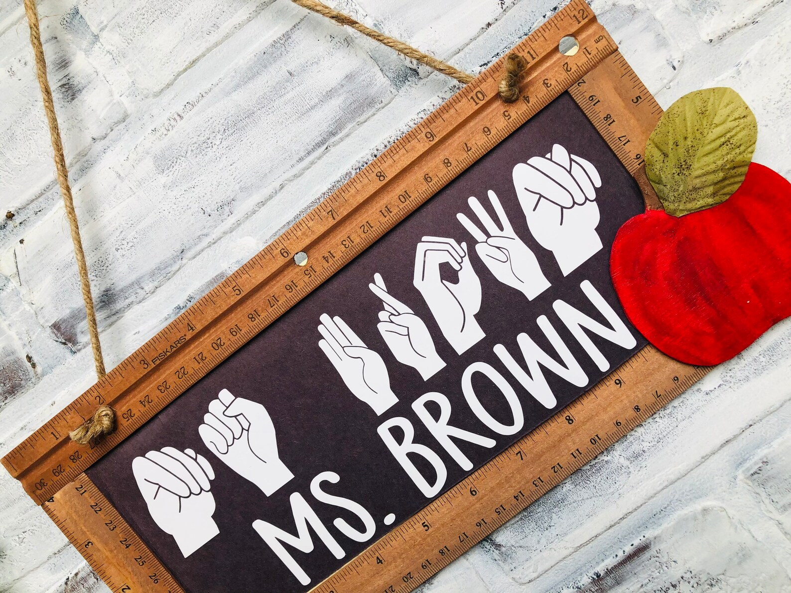 ASL Teacher Gift Sign Language Teacher Appreciation Gift | Etsy