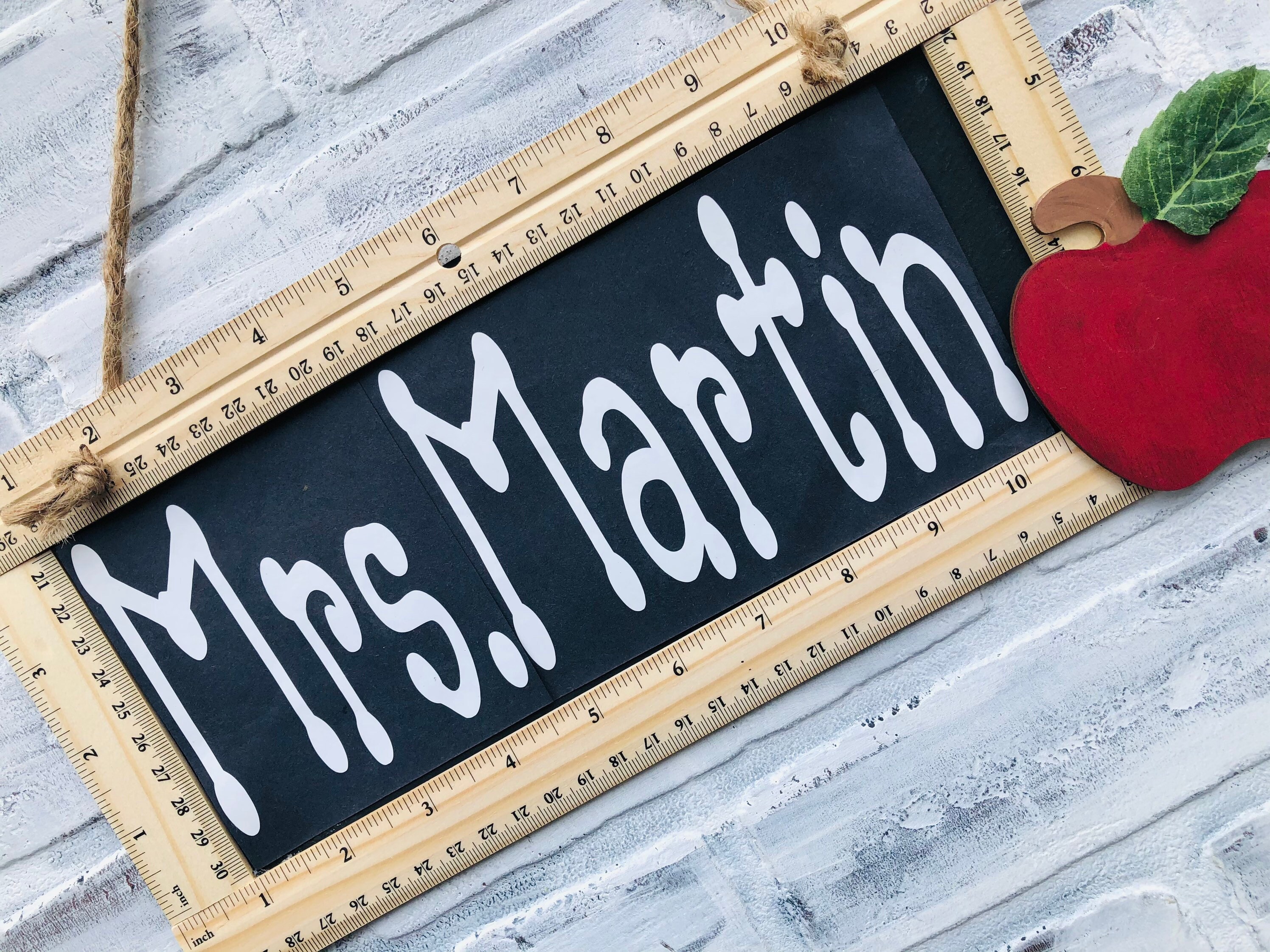 Best Teacher Gift Sign Pencil Sign Teacher Christmas Gift | Etsy