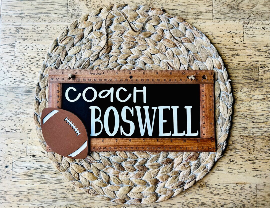 Best Coach Gift Teacher Sign Chalkboard Sign Teacher Gift - Etsy