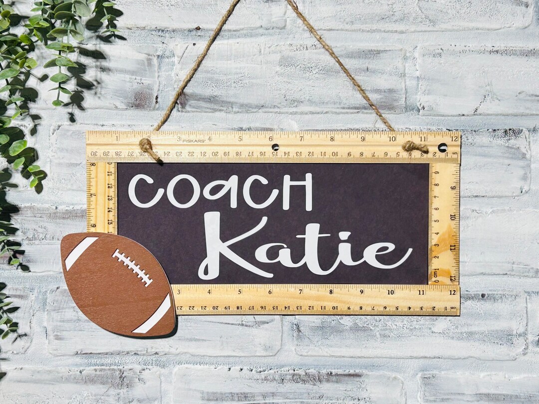 Best Coach Gift, Teacher Sign, Chalkboard Sign, Teacher Gift ...