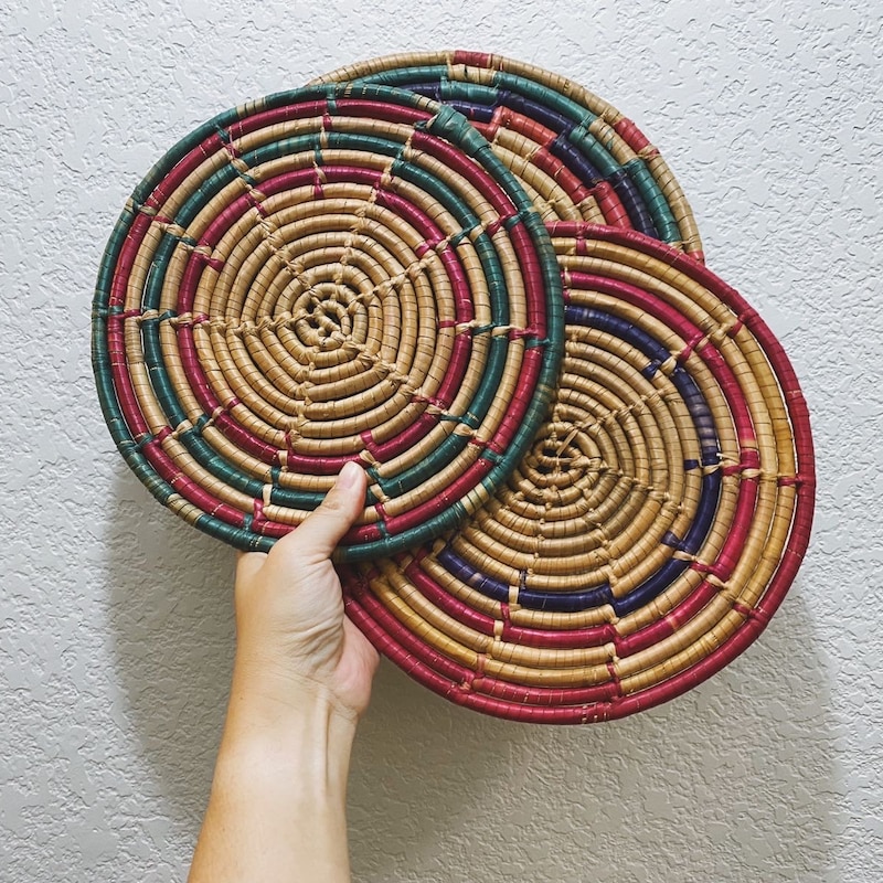 Straw Trivets - Etsy