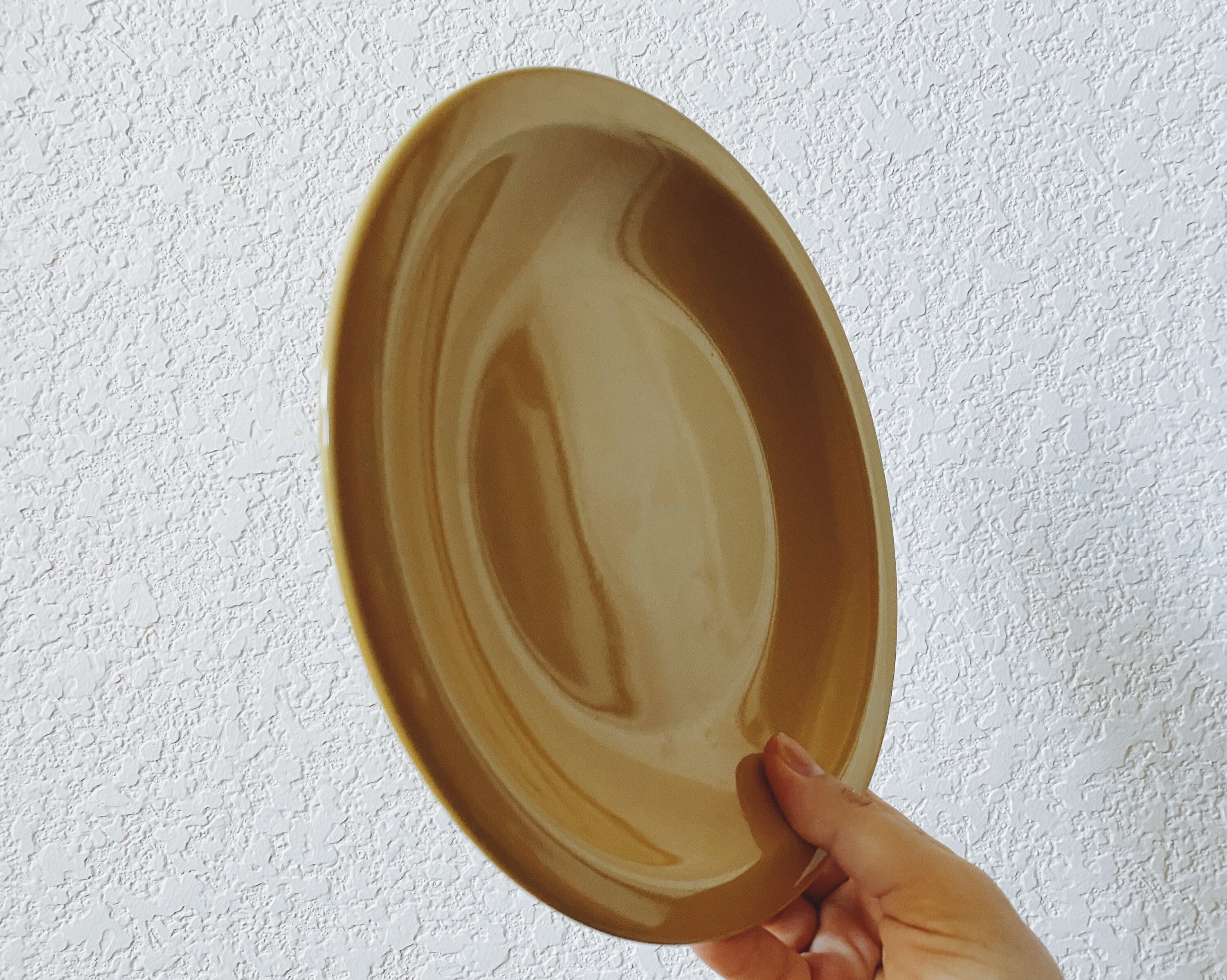 Set of 4 Vintage Yellow Stoneware Dessert Plates | Etsy