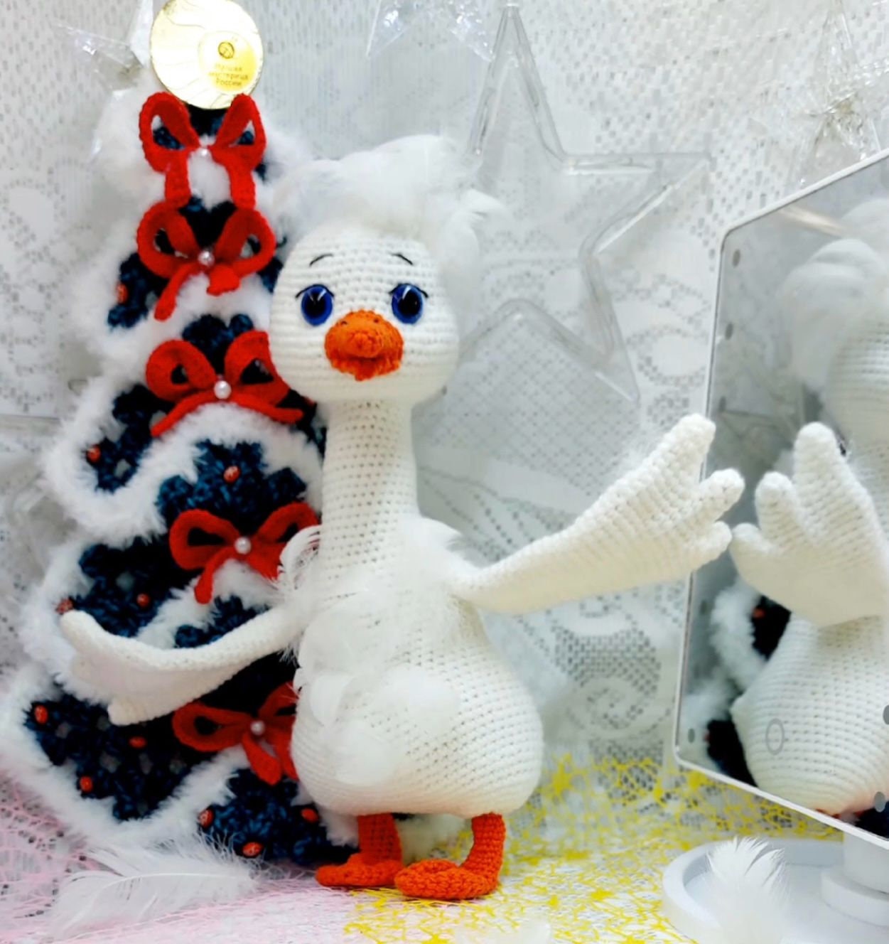 Crochet Pattern Goose Amigurumi Realistic Toys Cute Duke Amigurumi ...