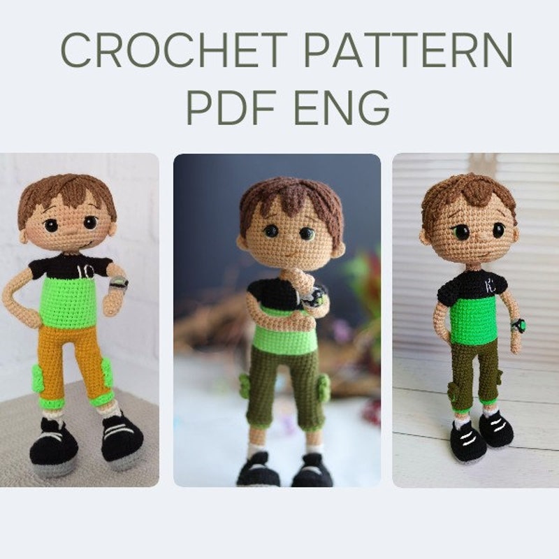 Crochet Pattern Boy - Etsy