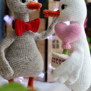 Crochet Pattern Goose Amigurumi Realistic Toys Cute Duke Amigurumi ...