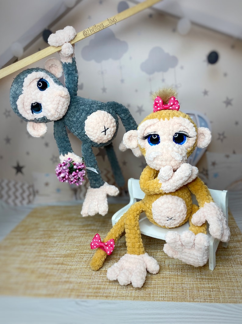 Crochet Pattern Monkey - Etsy