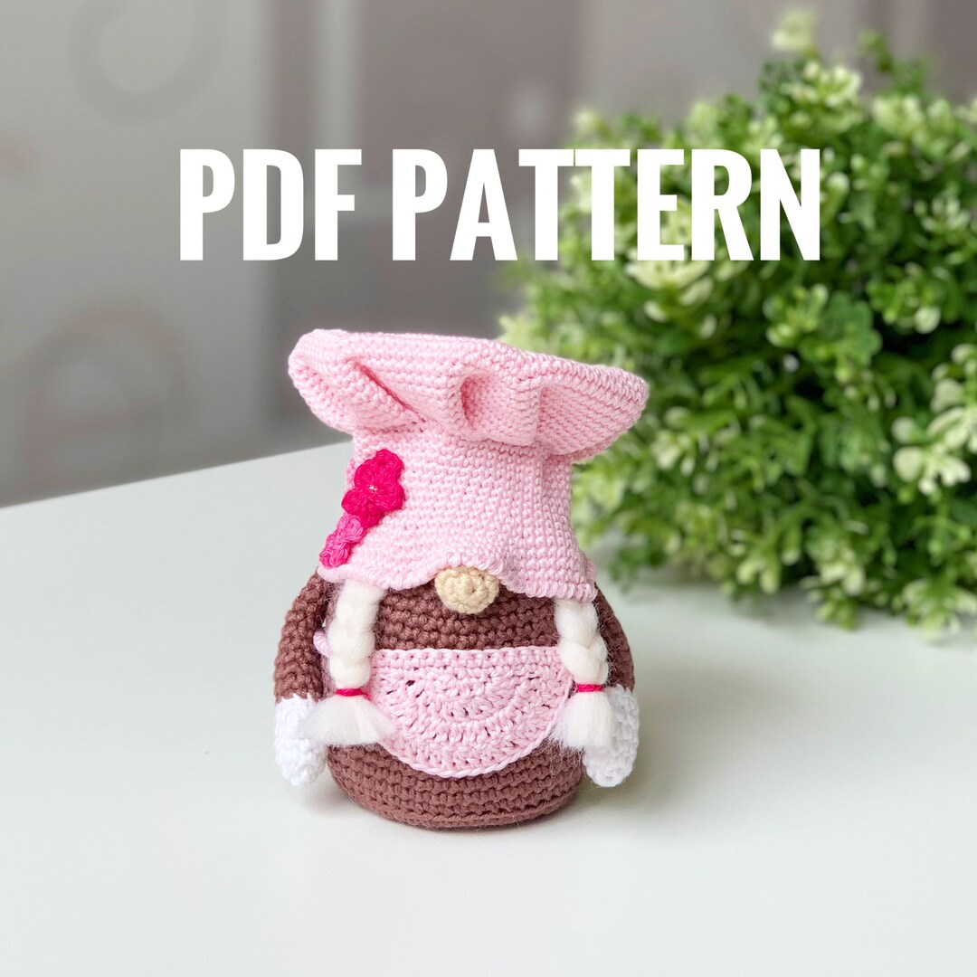 Chef Gnome Crochet Pattern, Kitchen Gnome, Mothers Day Gnome - Etsy
