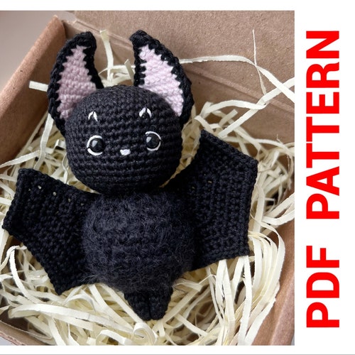 Crochet Bat Pattern Amigurumi Baby Bat Pattern Halloween - Etsy