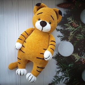 CROCHET PATTERN Tiger, Amigurumi Tutorial, Tiger Toy, DIY Tiger, Tiger ...
