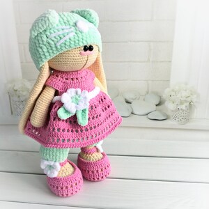 Crochet Pattern OUTFIT MINT EARS for Doll pdf File - Etsy