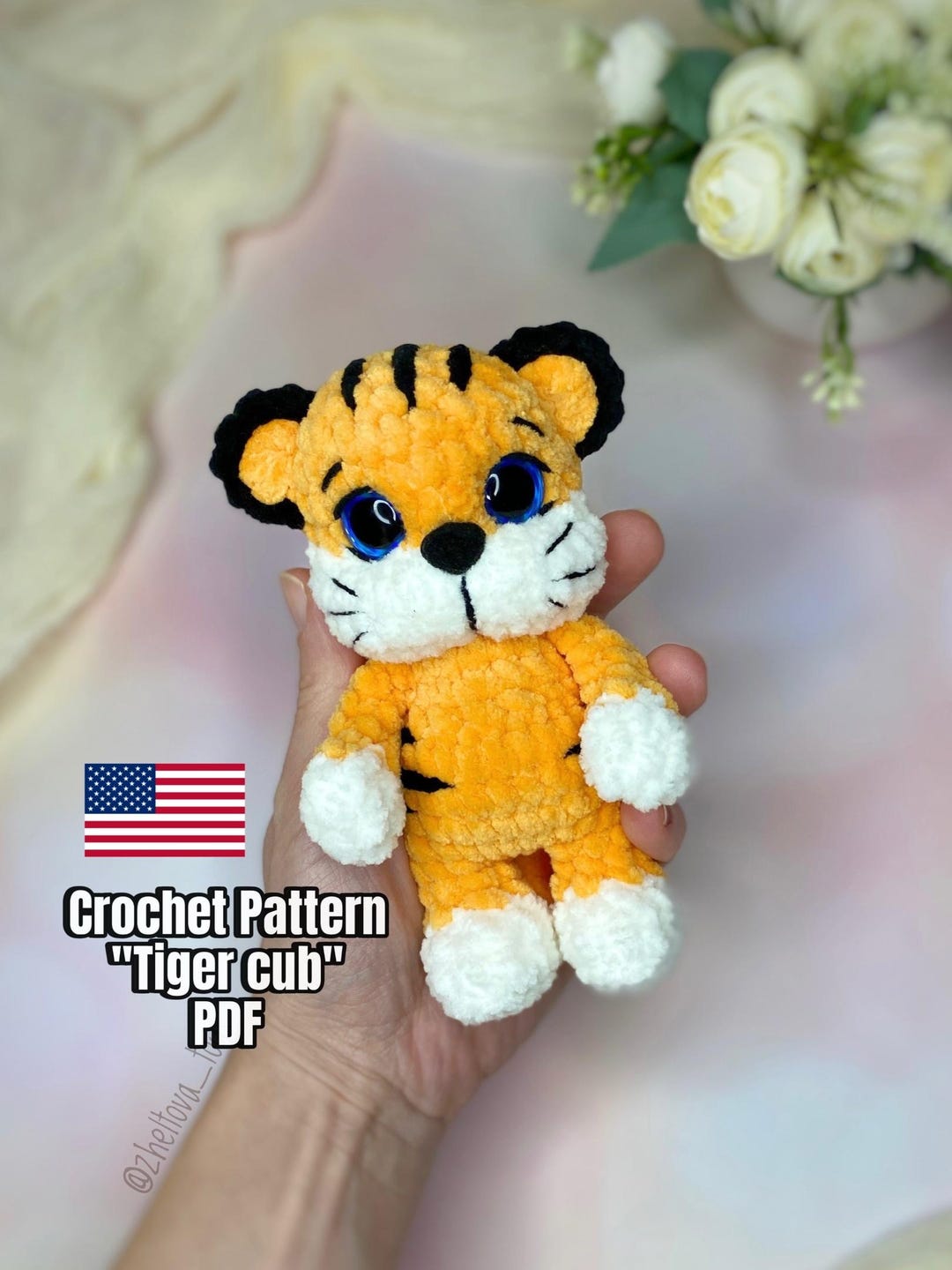 Crochet Pattern «tiger Cub» - Etsy