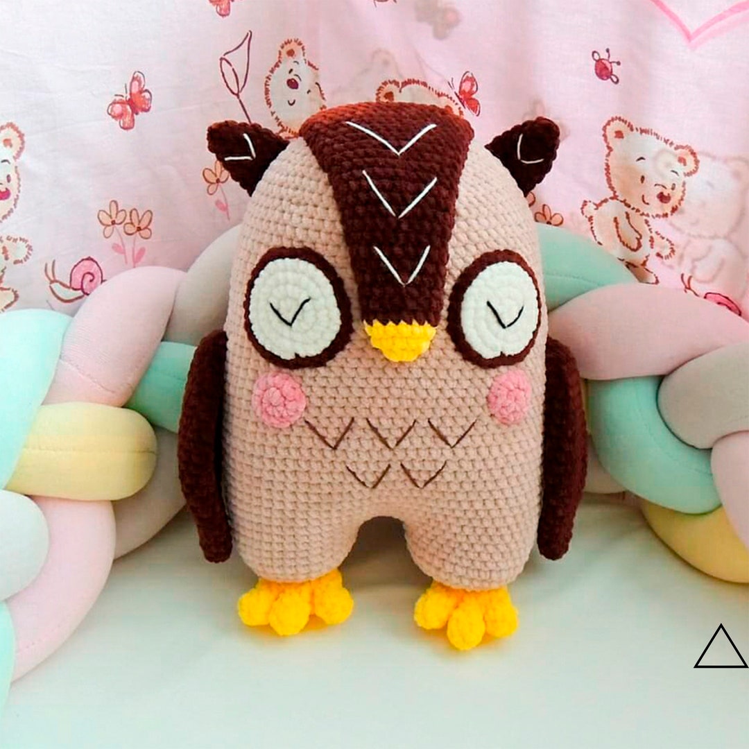 Owl Amigurumi Crochet Pattern, Owl Plush Pattern, Cute Owl Crochet ...