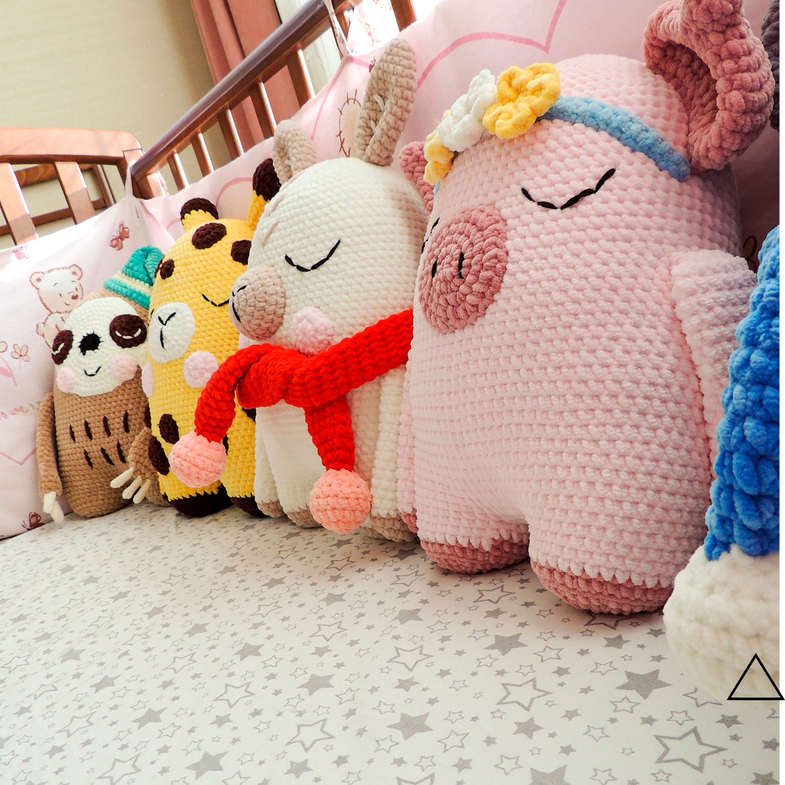Crochet Pattern sleepy Pillows 2 sloth Giraffe - Etsy UK