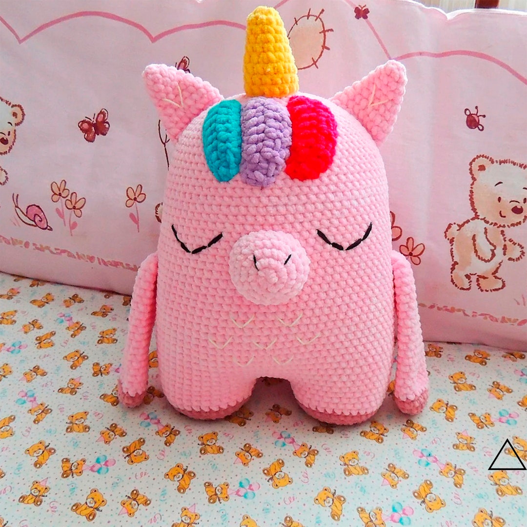 Unicorn Amigurumi Crochet Pattern, Unicorn Plush Pattern, Cute Unicorn Crochet Pattern, Unicorn ...