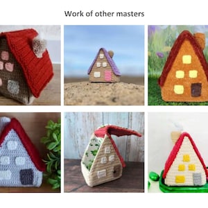 Pattern Crochet Small Houses, Houses for Decoration,houses Boxes ...