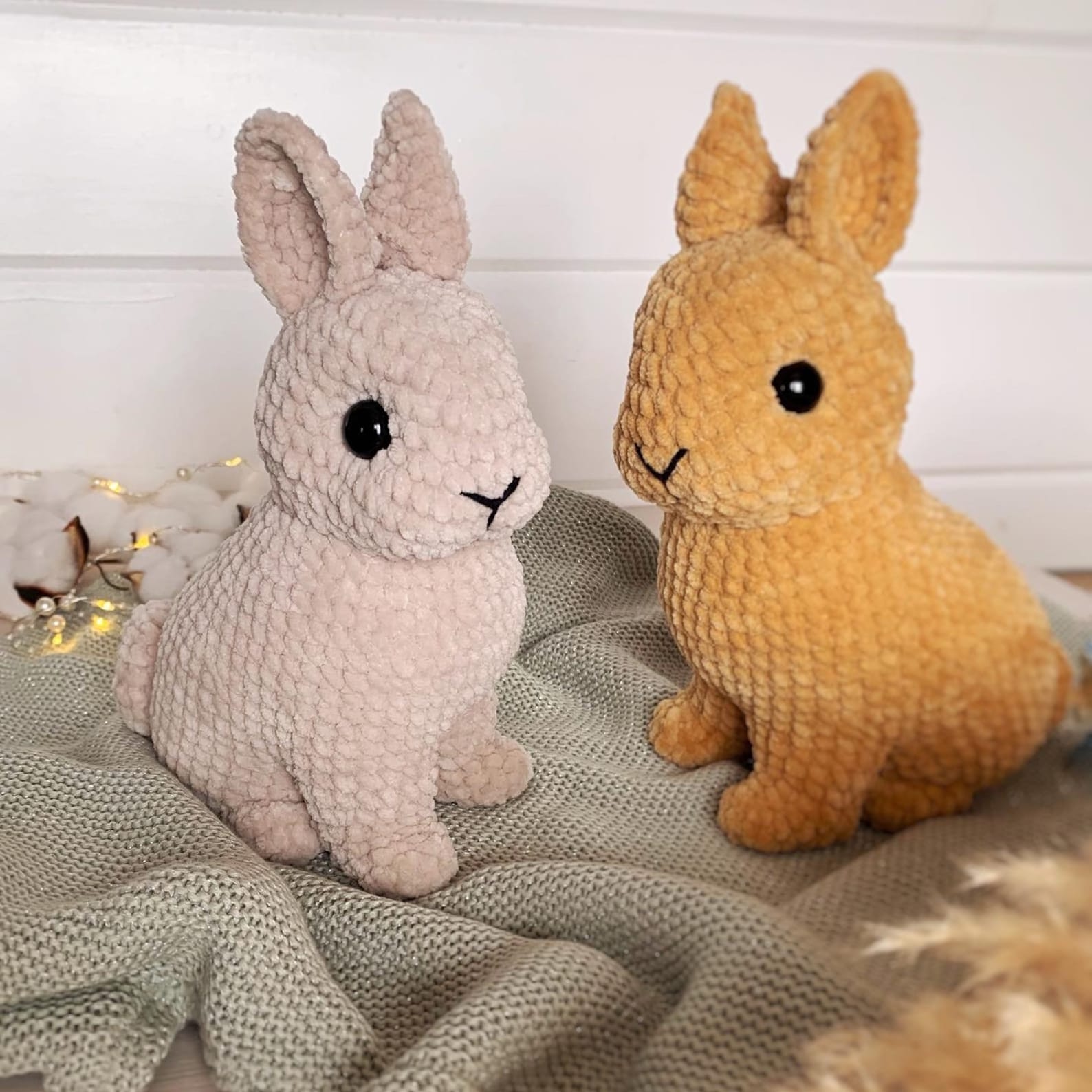 Crochet Pattern Realistic Mini Bunny Rabbit Amigurumi English PDF ...