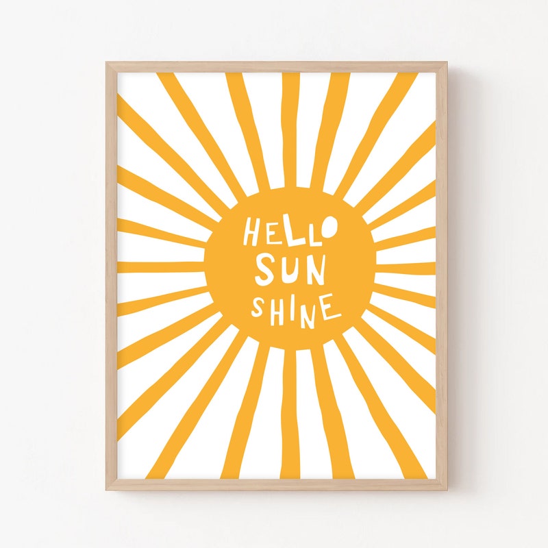 Sunshine Print - Etsy