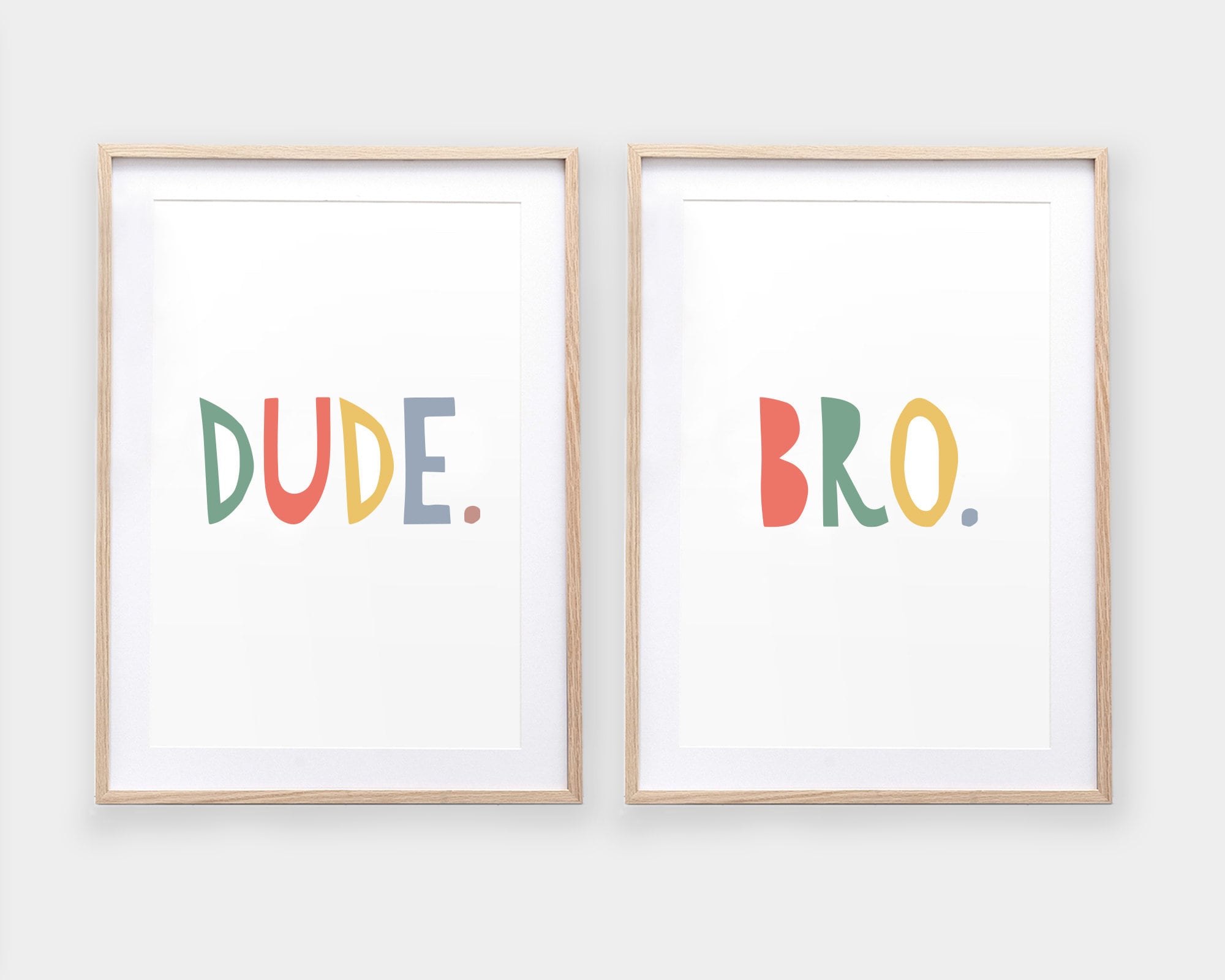 Dude Bro Print Nursery Print, Dude Print, Nursery Art, Nursery Art ...