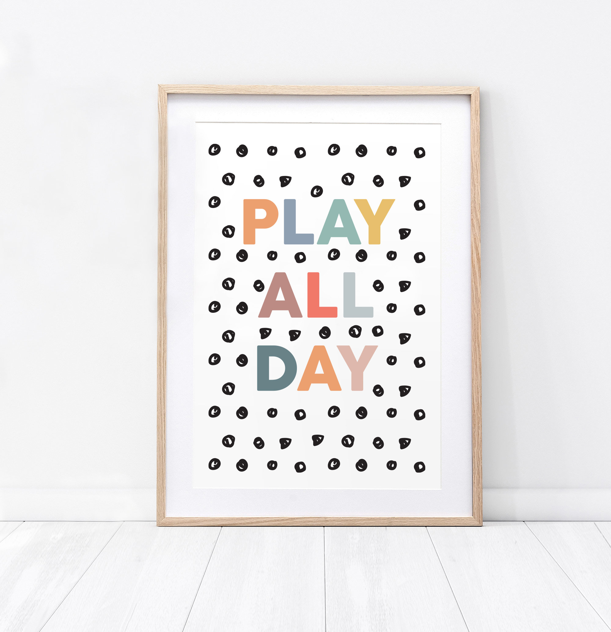 Play All Day Print Nursery Print Baby Print Decor Nursery - Etsy UK