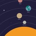 Space Solar System Print Space Print Planets Print - Etsy